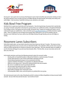 Bowling Alley | Family Fun | Rossmere Lanes | Winnipeg MB